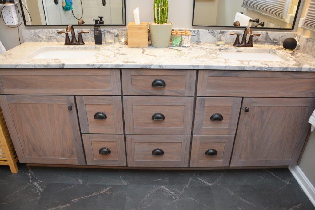 331663-WALNUT/FLAGSTONE/AMESBURY VFP - Brighton Cabinetry